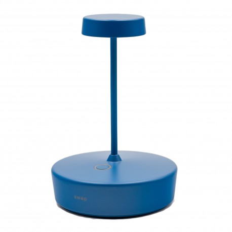 Tafellamp Swap Mini Chrome Blauw - Horeca en Co Shop